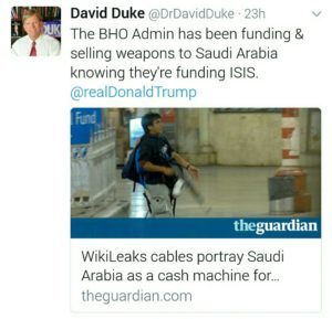 Duke Twitter Shutdown After Duke Exposes Obama Admin Crimes & Urged ...